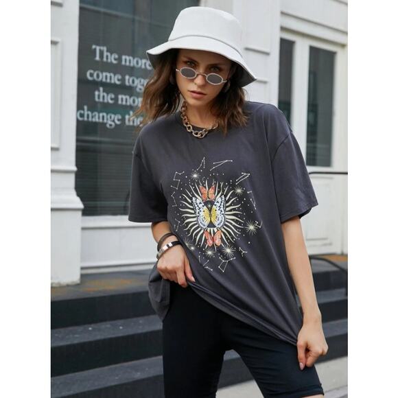 Prince Peter Collection | Tops | Prince Peter Womens Xl Black Butterfly ...